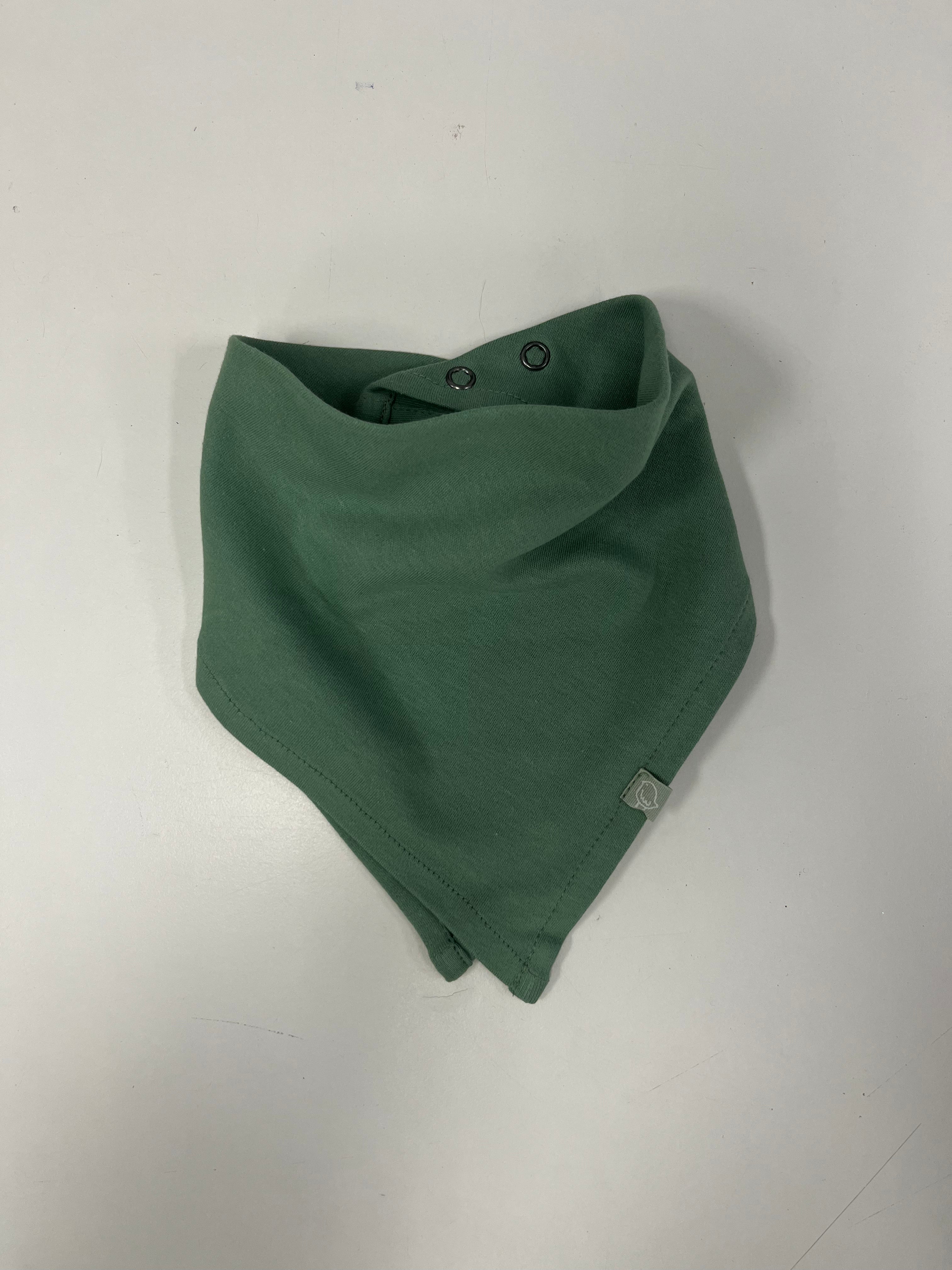 Baby Kerchief Bib - Basil Green| 100% Organic - Finn + Emma