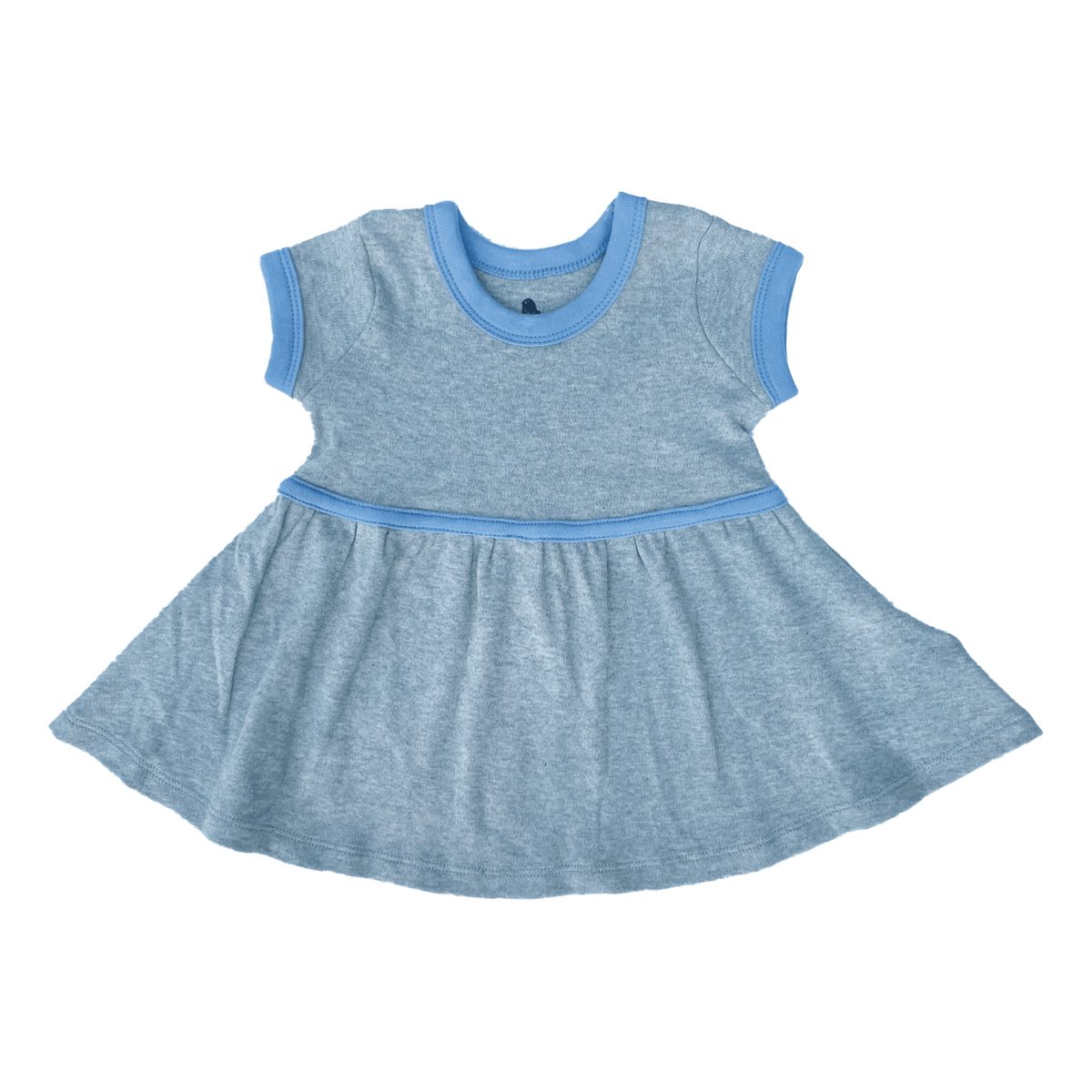 Baby and Toddler Short Sleeve Twirl Dress - Periwinkle Colorblock | 100 ...