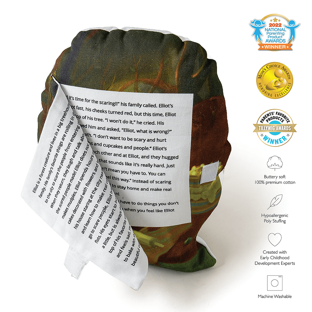 Soft Toy - Moodies- Elliot | Owl & Oak - Finn + Emma