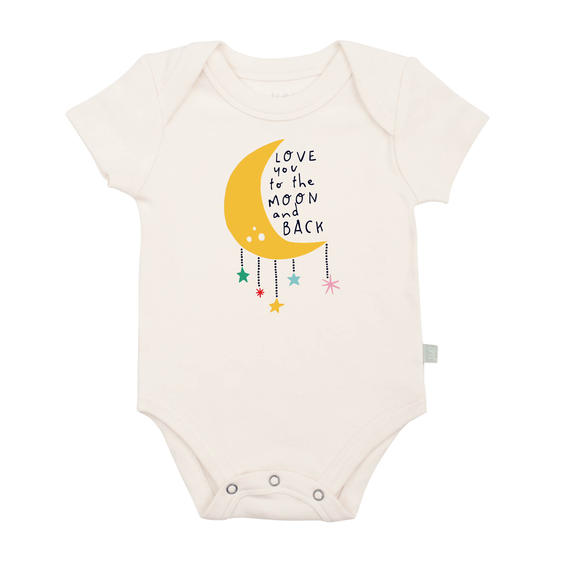 Baby Graphic Bodysuit - Moon and Back | 100% Organic - Finn + Emma