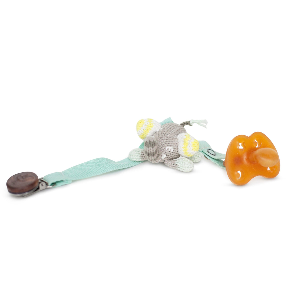 Baby Pacifier Holder - Piper the Elephant | – Finn + Emma