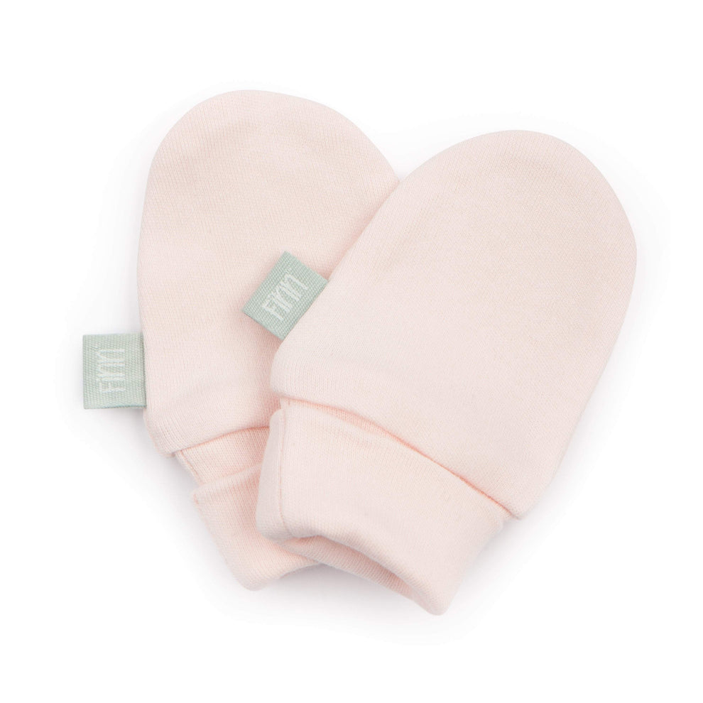Organic Cotton Baby Mittens | Pink | Finn + Emma